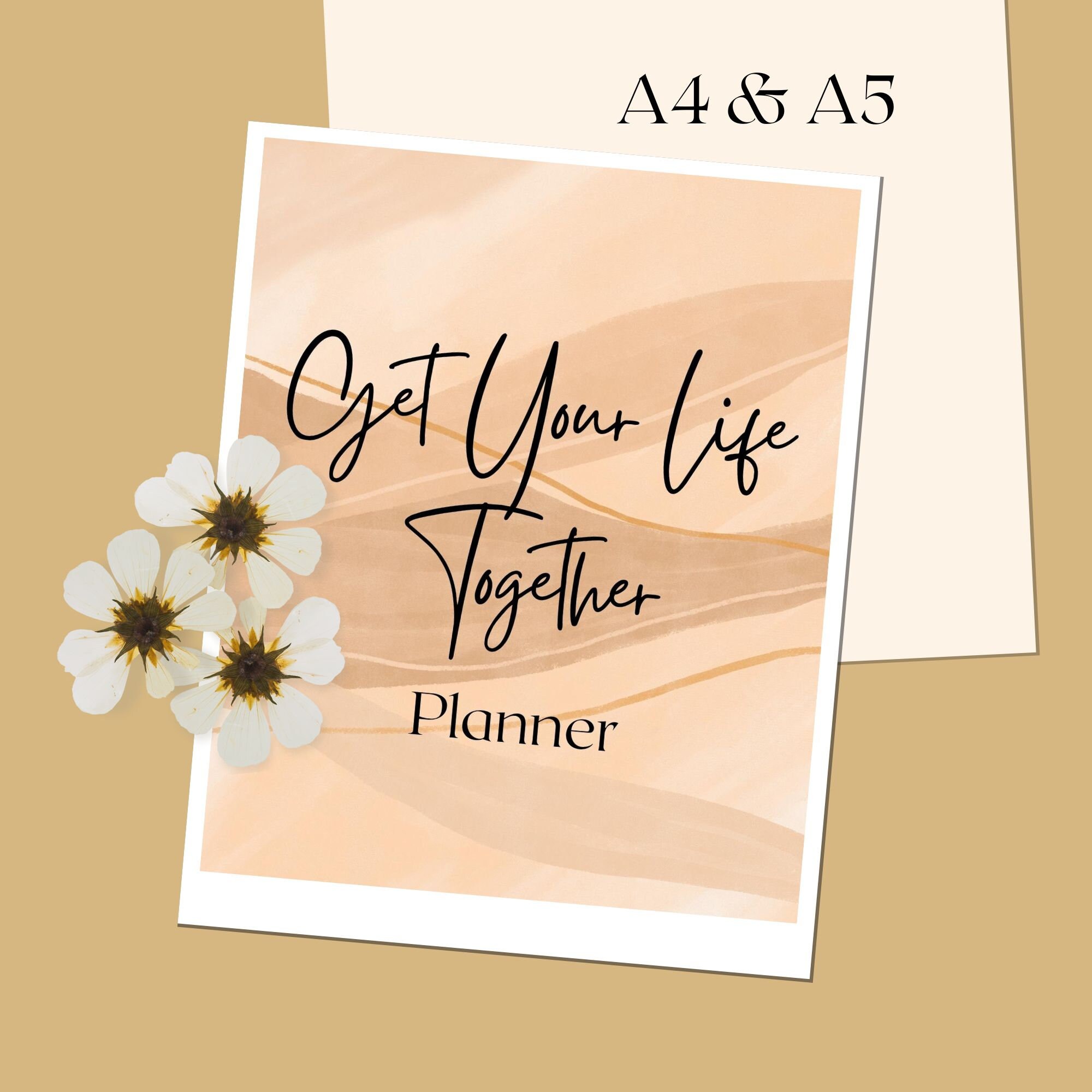 Get Your Life Together Planner , Sort Your Life Out Planner , Planning ...