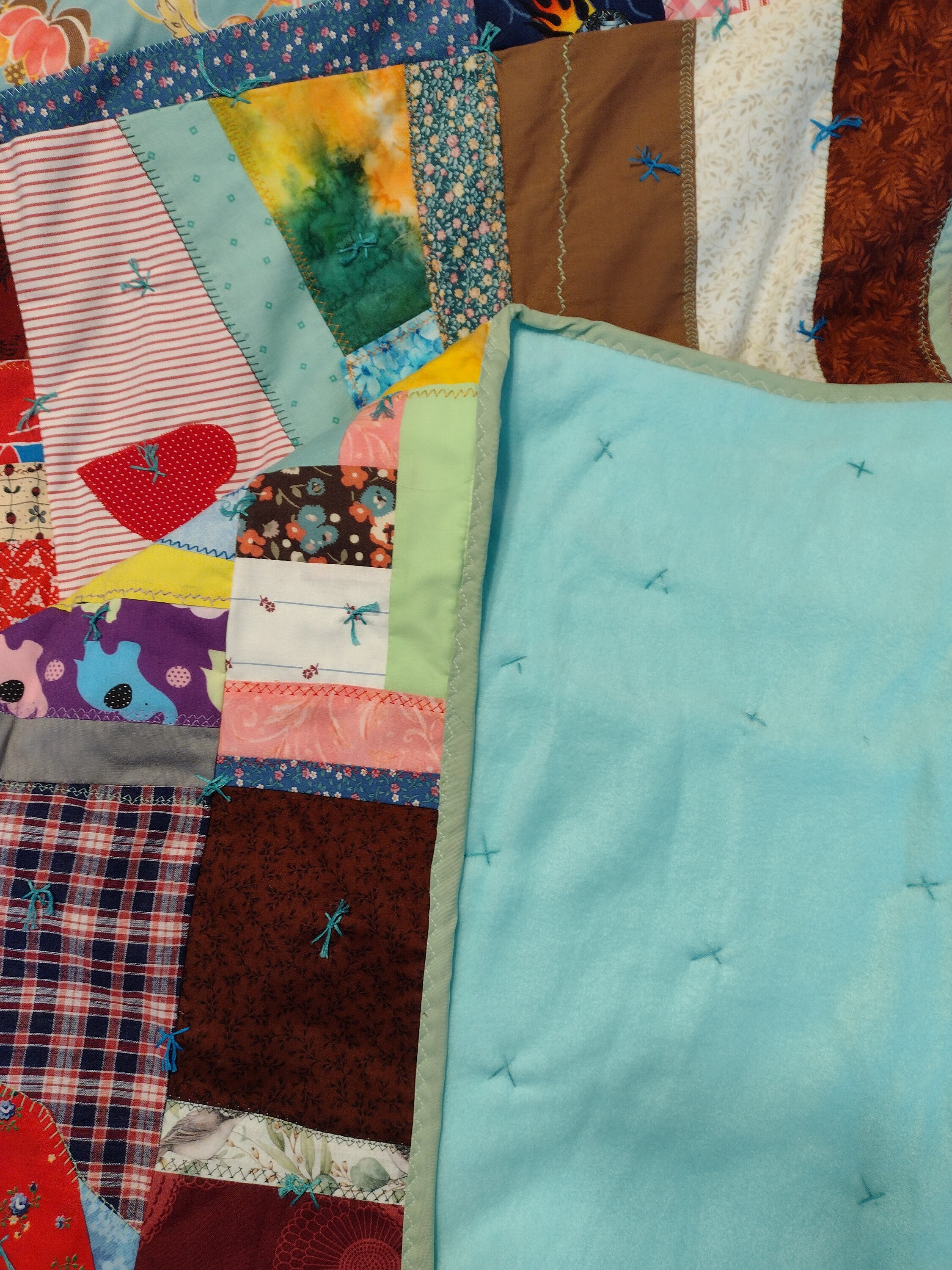 Patchwork Crazy Quilt - Etsy