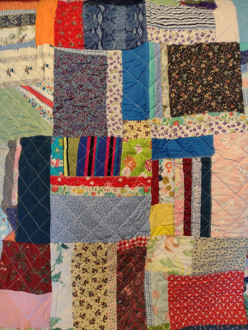 Patchwork Crazy Quilt/throw - Etsy