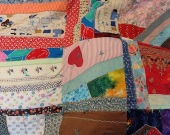 Patchwork Crazy Quilt/throw - Etsy