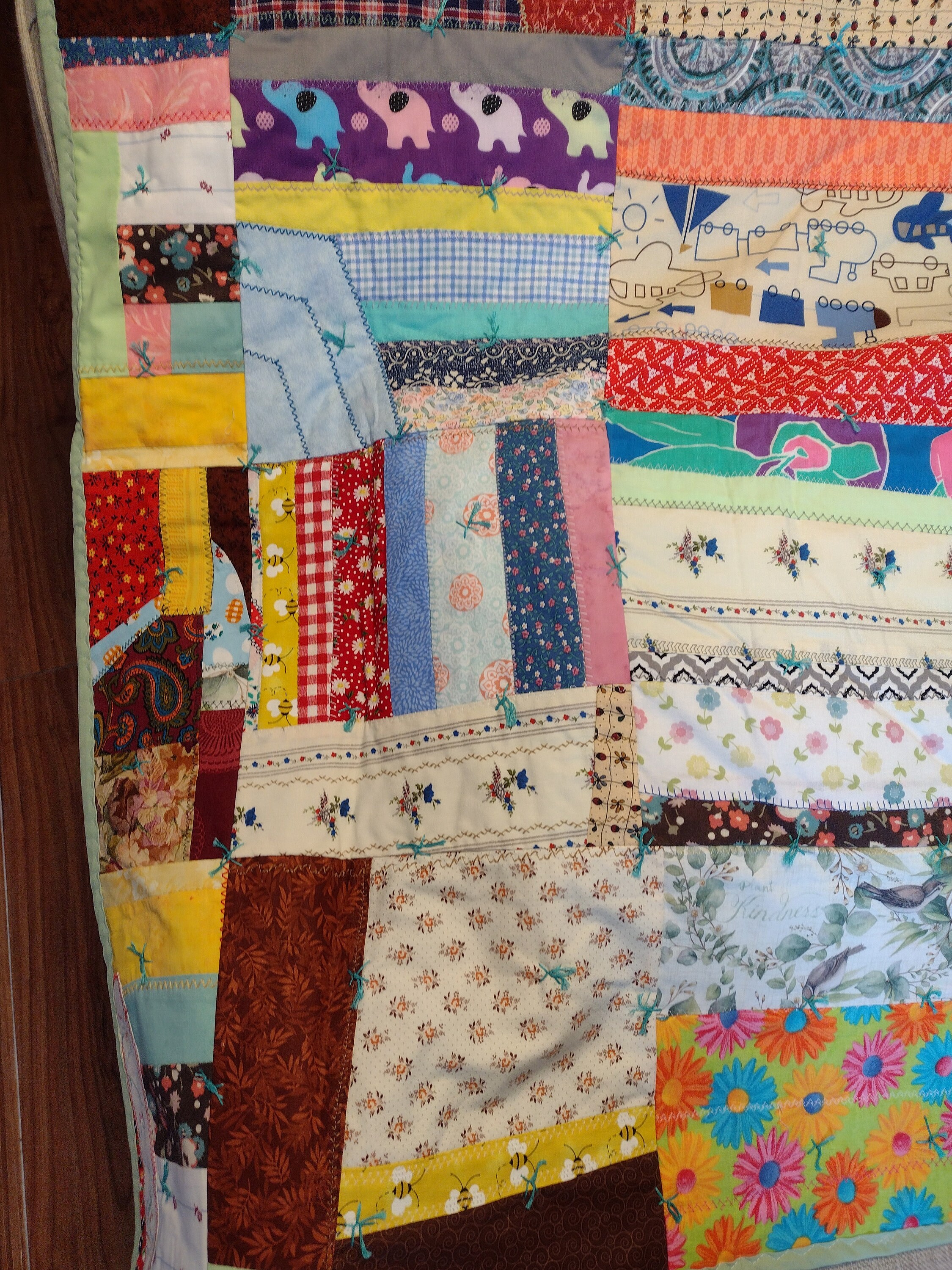 Patchwork Crazy Quilt - Etsy
