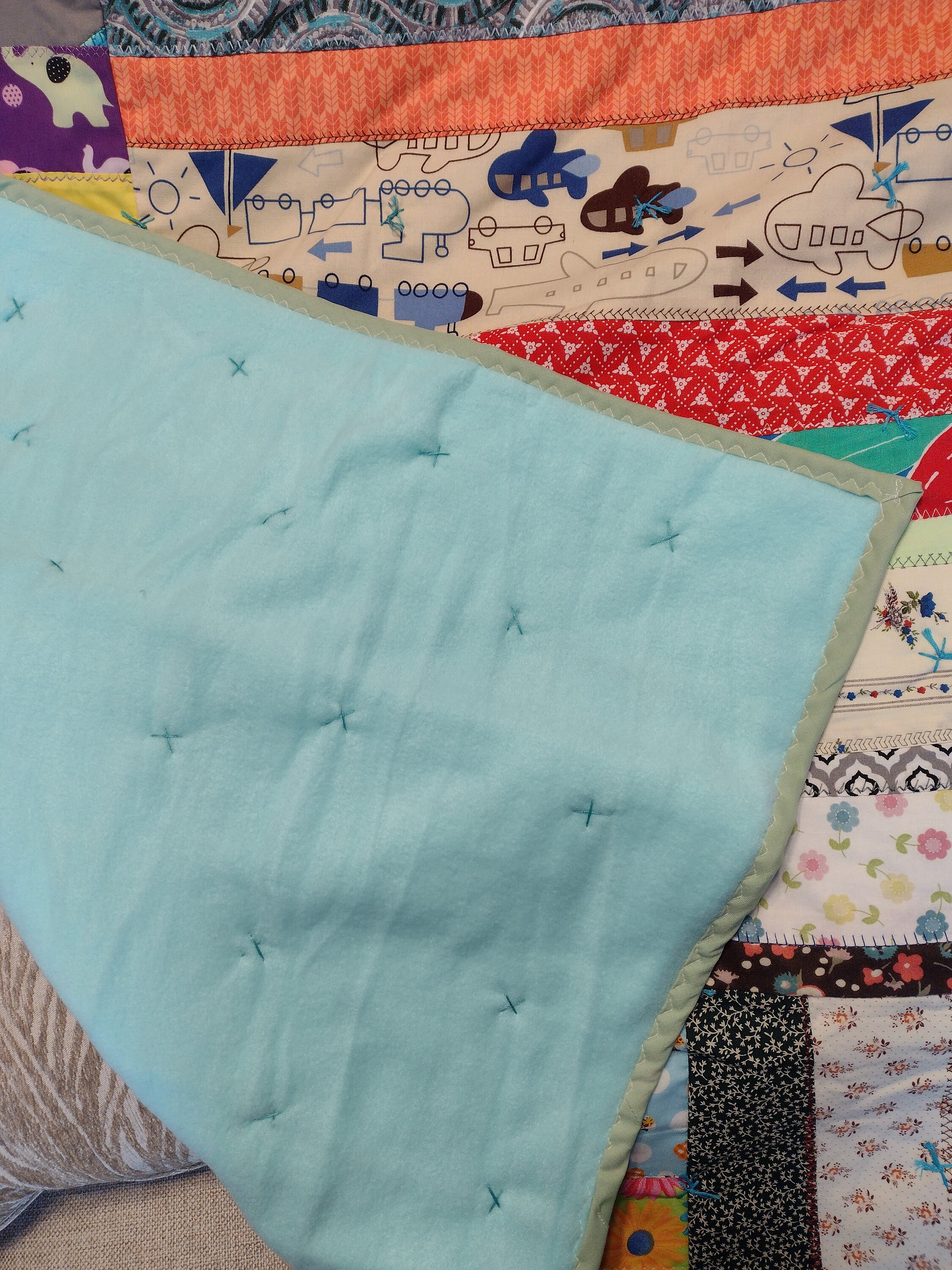 Patchwork Crazy Quilt - Etsy