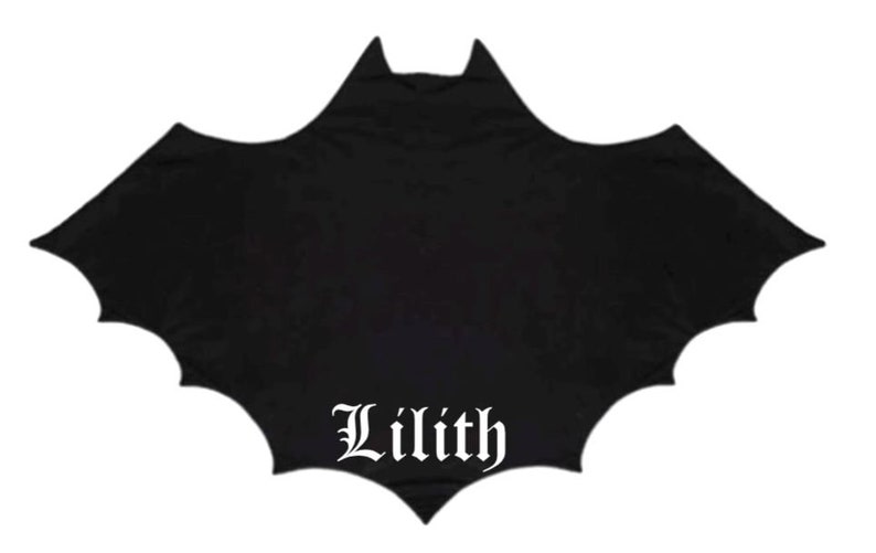 Baby Black Bat Customized Play Mat Room Mat or Blanket | Etsy