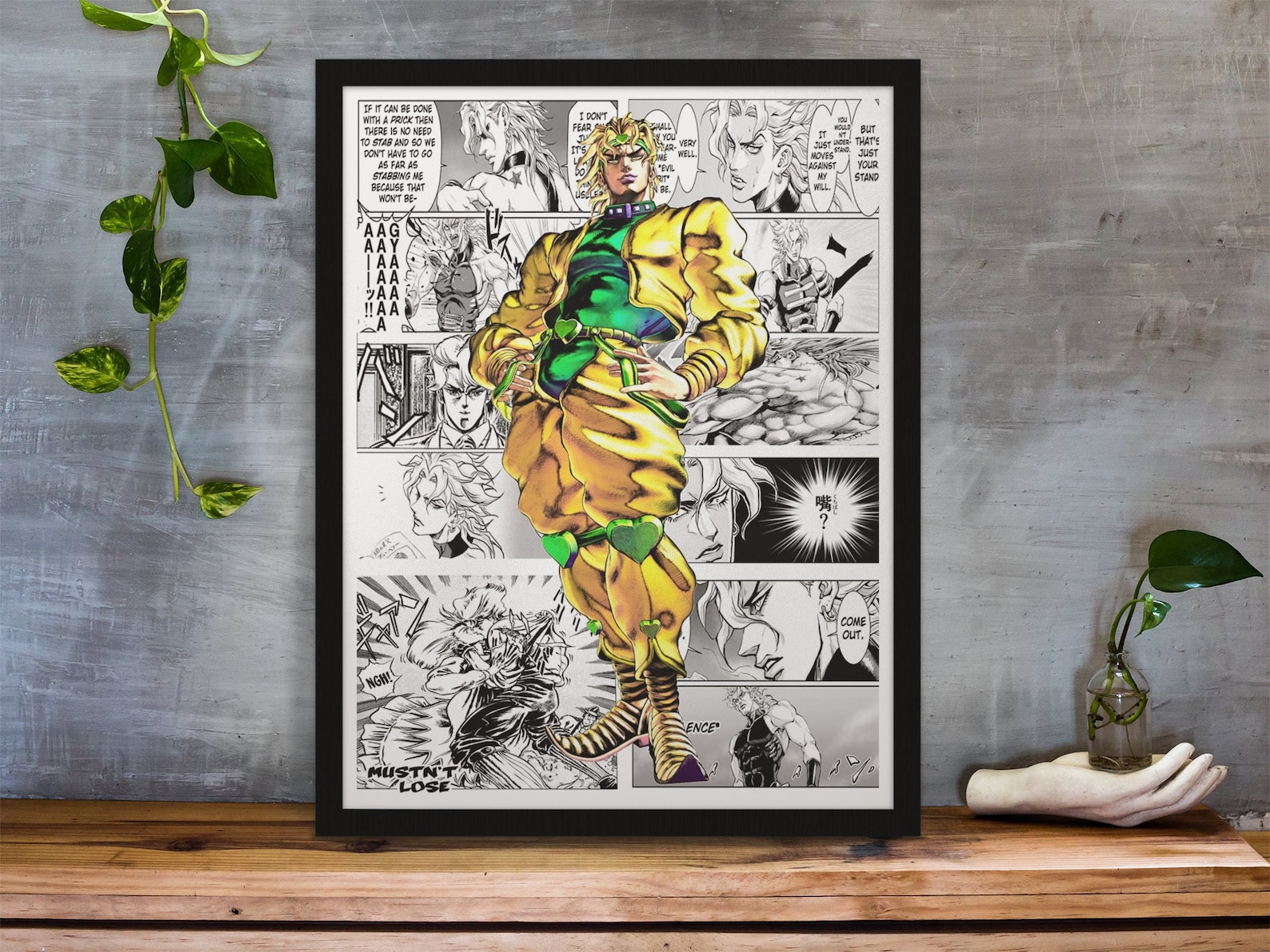 Dio Brando Jojo's Bizarre Adventure Poster Dio Brando | Etsy