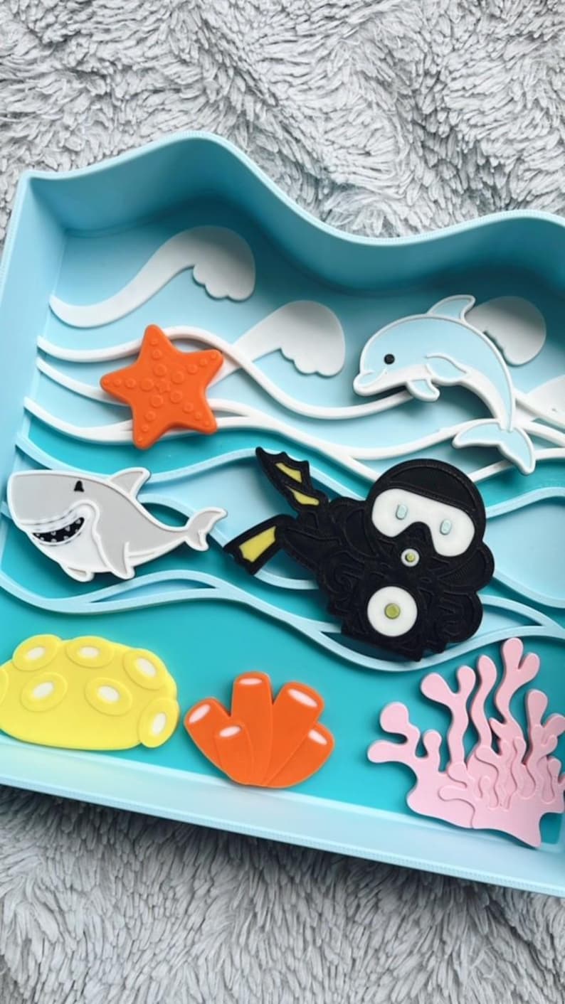 Ocean Adventures Play Tray and Loose Parts - Etsy