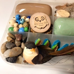 Woodland Playdough Activity Kit Homemade Playdough Kinetic Sand Loose ...