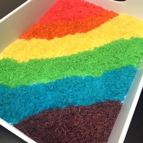 Turquoise Sensory Bin Filler Non-Toxic and Gluten Free 4 Cups of ...