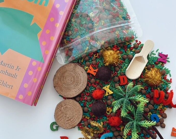 Chicka Chicka Boom Boom Sensory Bag Dump and Discover Pour and Play ...