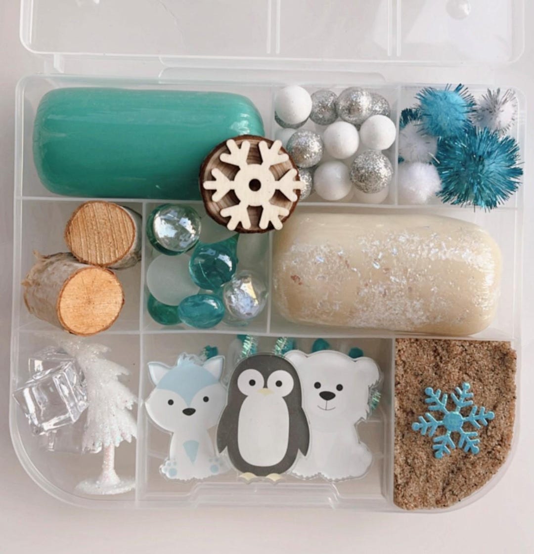 Arctic Friends Playdough Kit - Etsy