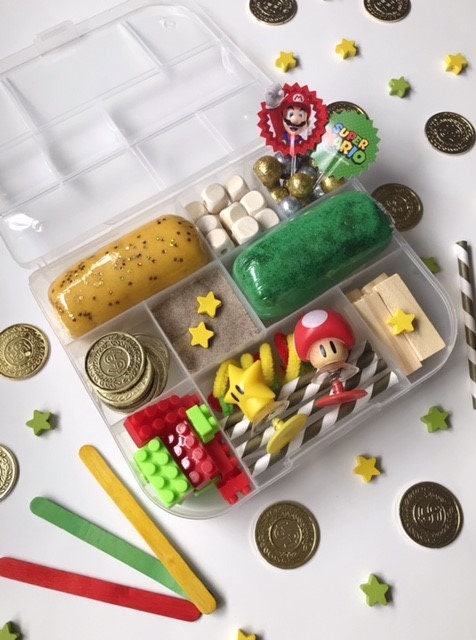 Super Mario Playdough Sensory Kit Playdough Activity Homemade - Etsy Canada