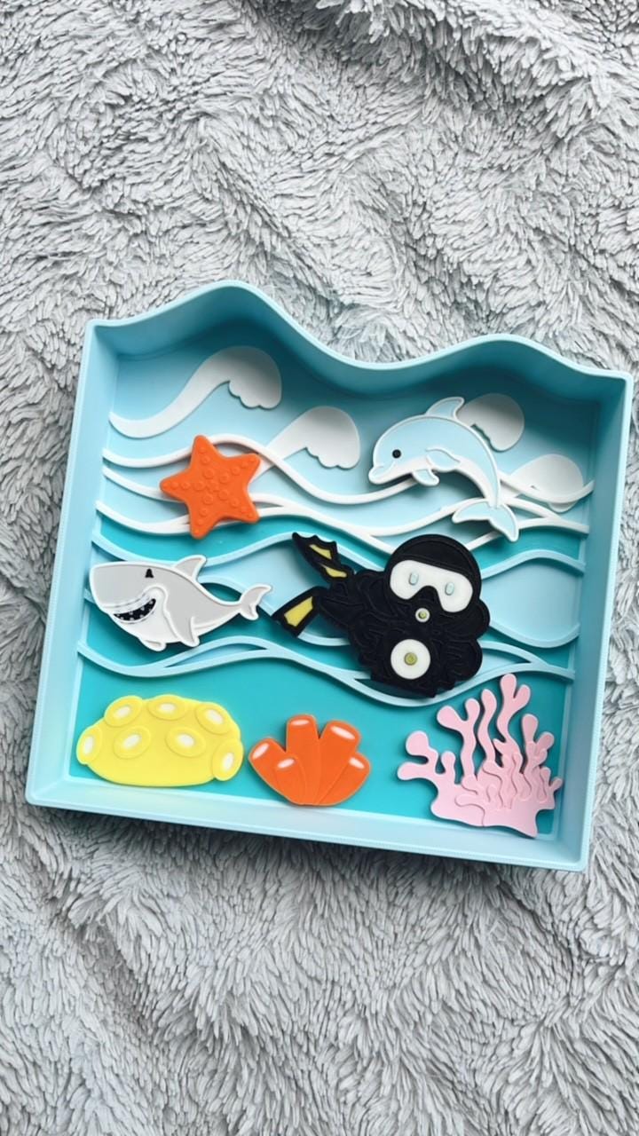 Ocean Adventures Play Tray and Loose Parts - Etsy