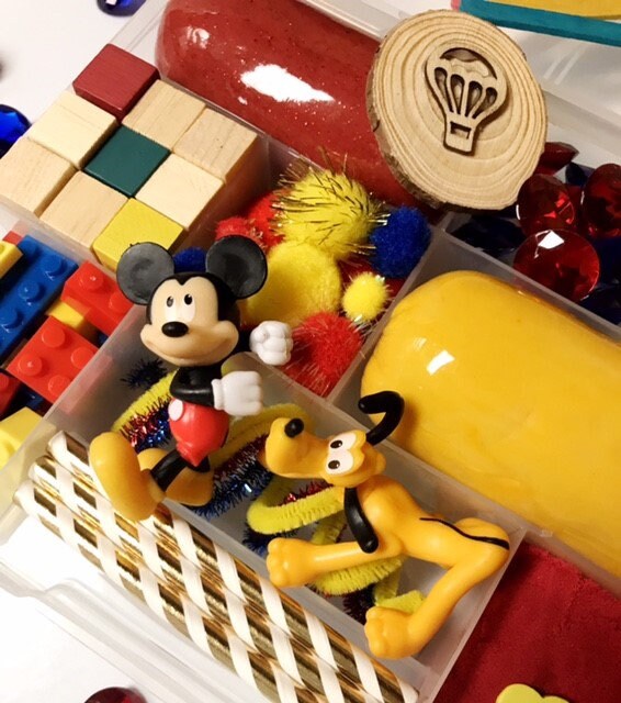 Mickey Mouse Playdough Sensory Kit: Kids Activity Toy With Figurines - Etsy