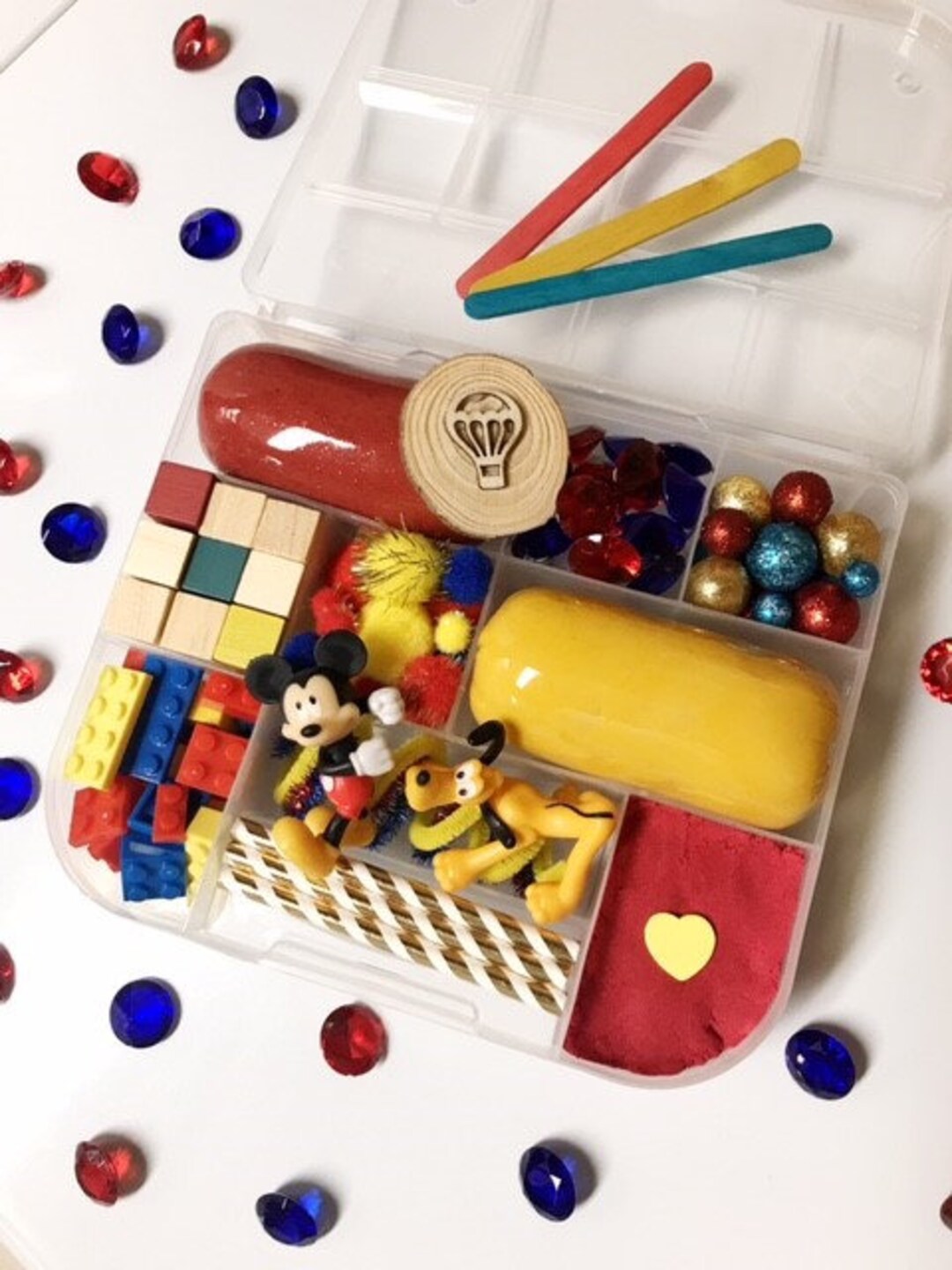 NEW Mickey Mouse Playdough Kit Sensory Kit for Kids Playdough Activity ...