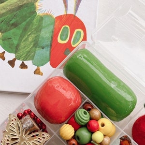 The Very Hungry Caterpillar Book-themed Playdough Kit - Etsy