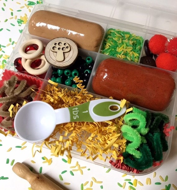 Pizza and Pasta Sensory Playdough Kit Homemade Playdough | Etsy