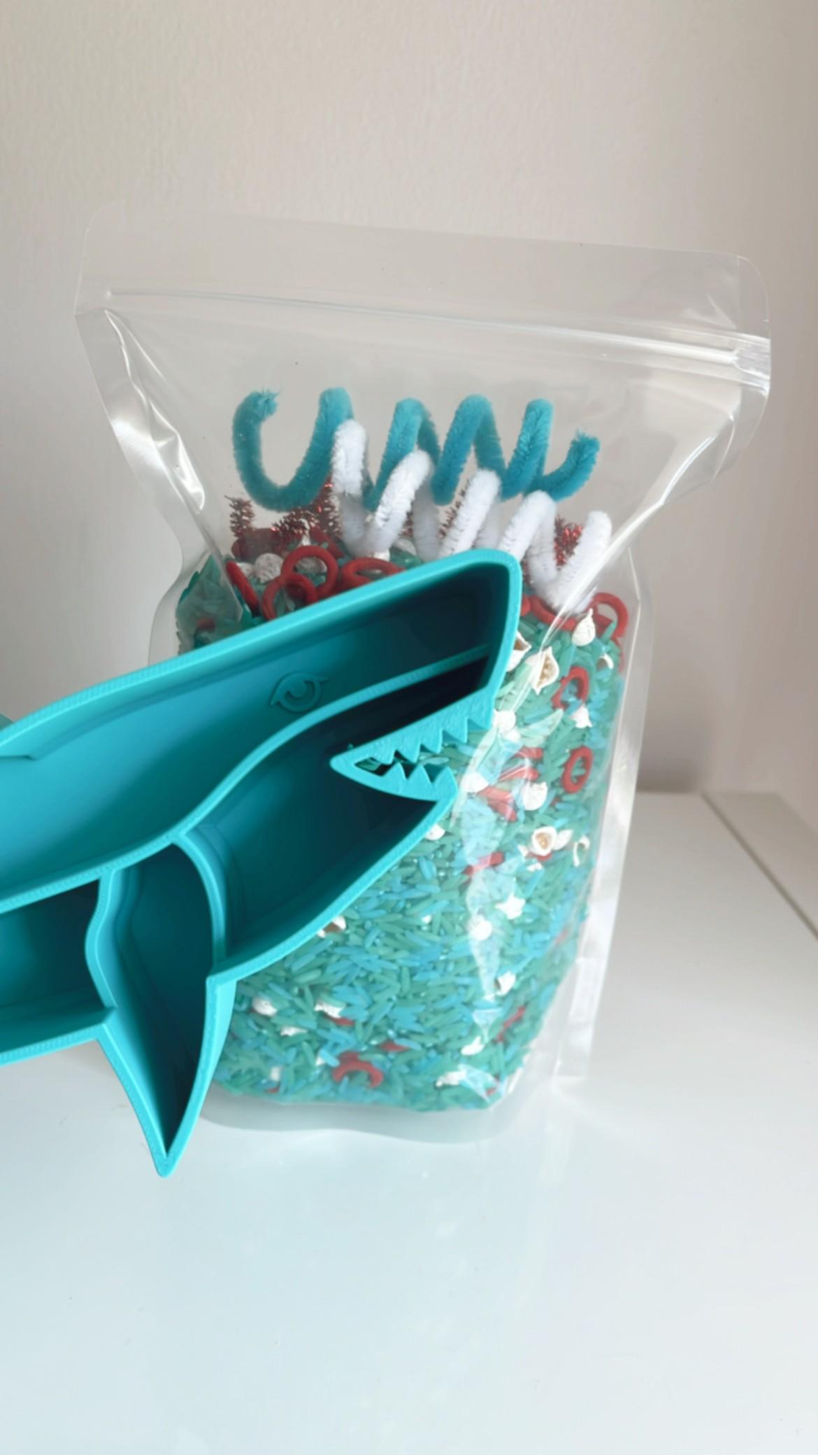 Shark Tray and Sensory Filler Combo - Etsy