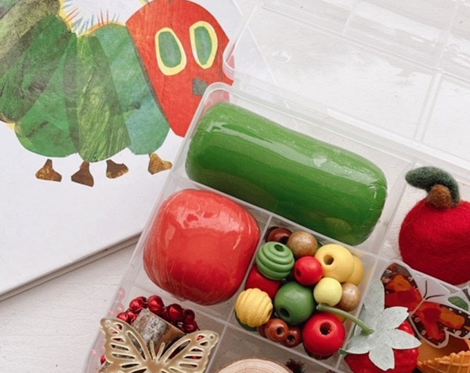 The Very Hungry Caterpillar Book-themed Playdough Kit - Etsy
