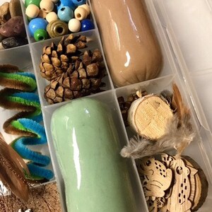 Woodland Playdough Activity Kit Homemade Playdough Kinetic Sand Loose ...
