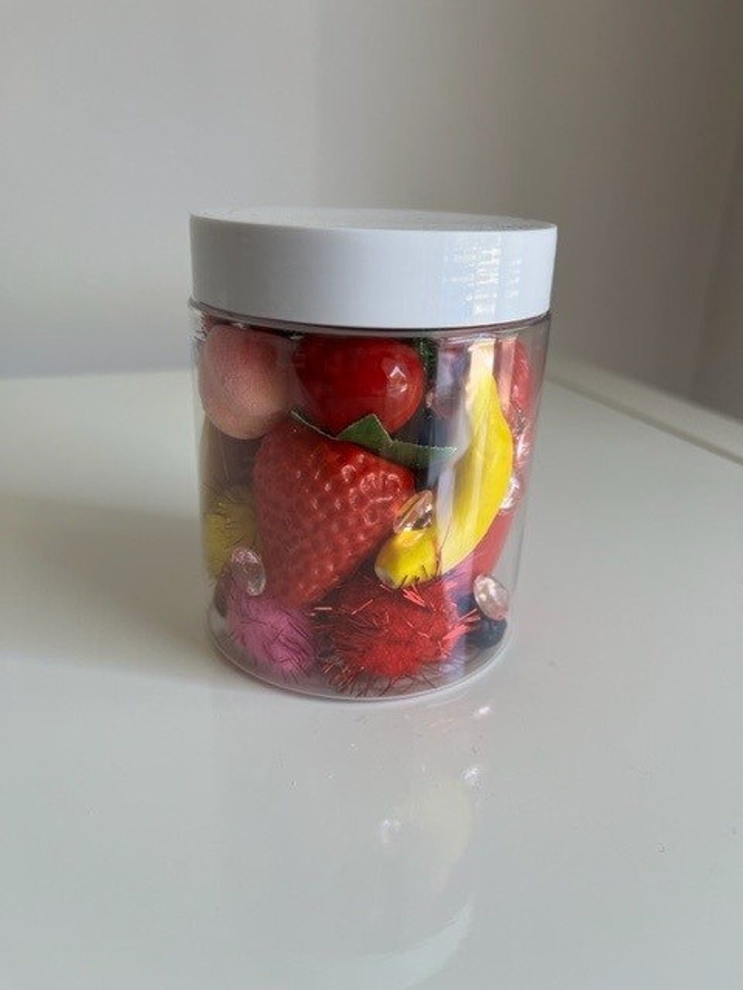 Fruit Salad Playdough-to-go Jar Playdough Jar Playdough Kit All in One ...