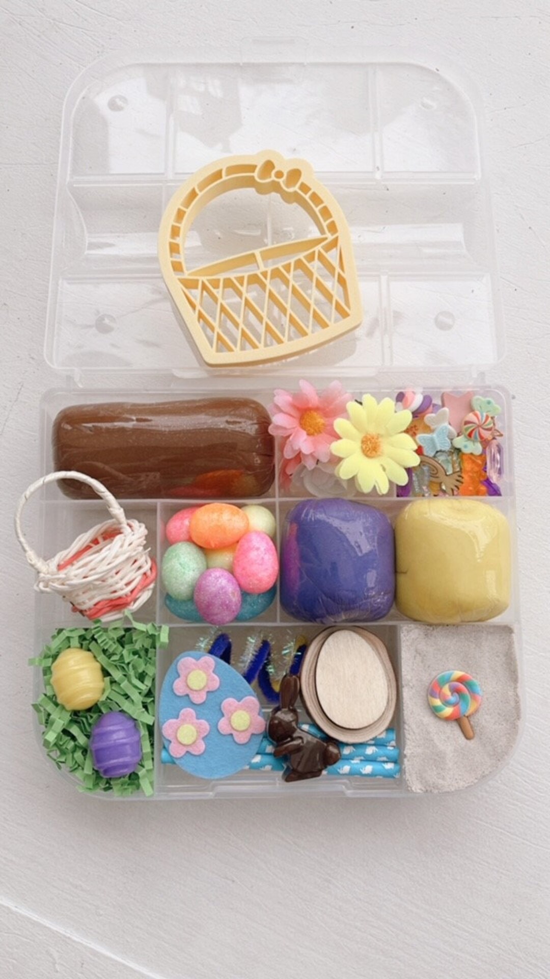 Easter Basket Playdough Kit Easter Activity for Kids Spring Playdoh ...