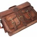 Personalized Leather Satchel: Laptop Briefcase Messenger Bag - Etsy