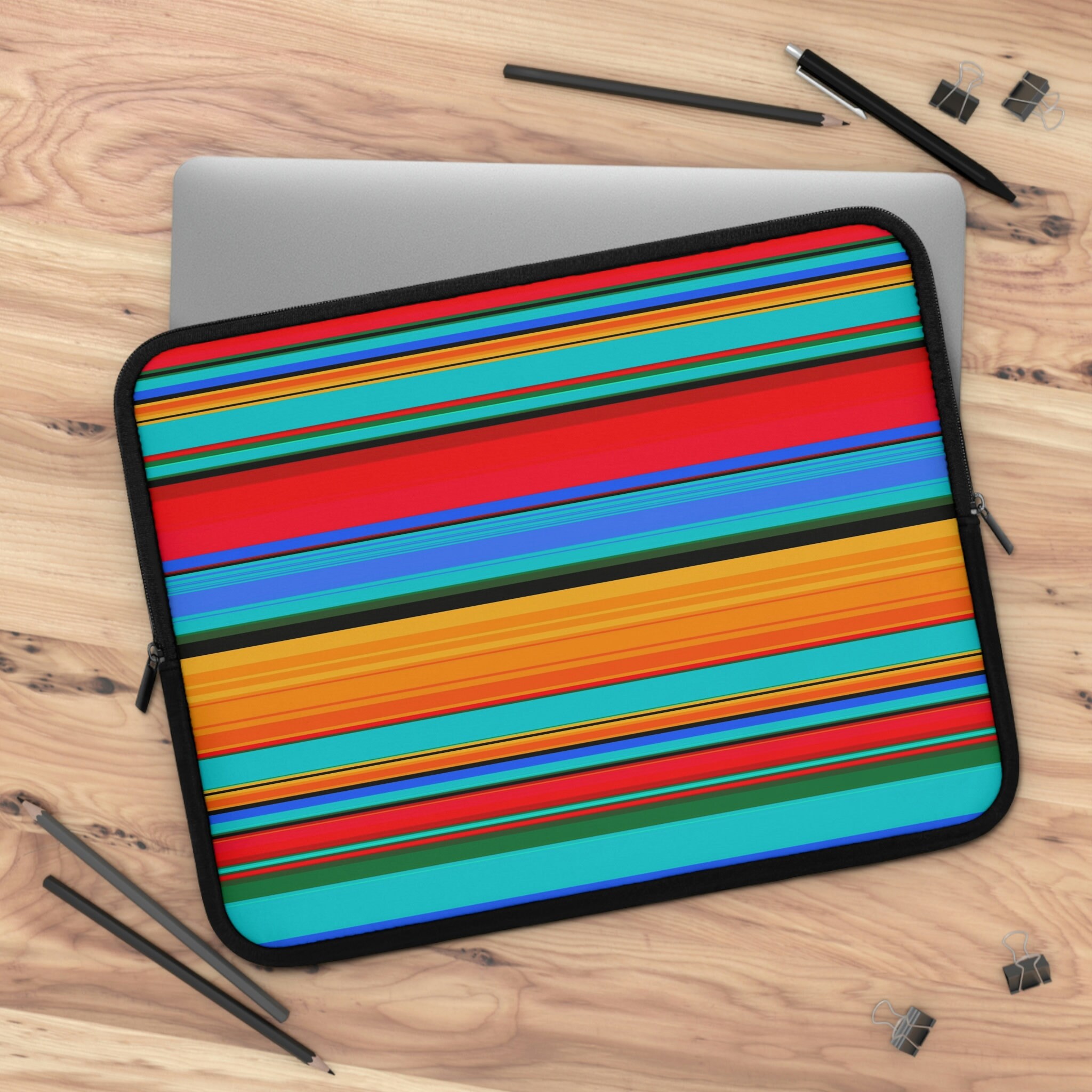 Mexican Serape Texture Pattern Design Laptop Sleeve13.3inch Laptop ...