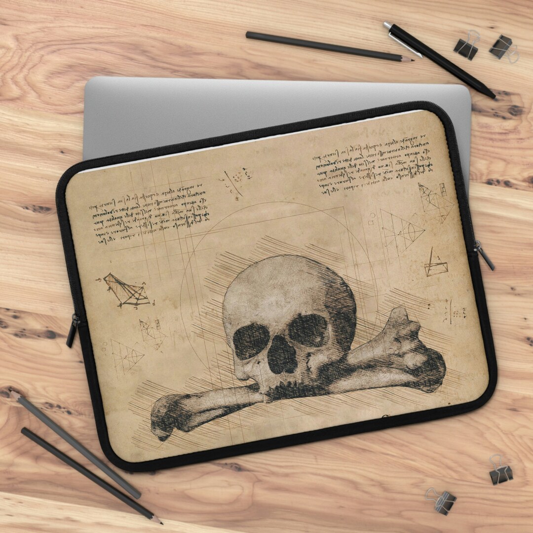 Copy of Skull and Bone Vintage Art Design Graphic Laptop Sleeve,7,inch ...
