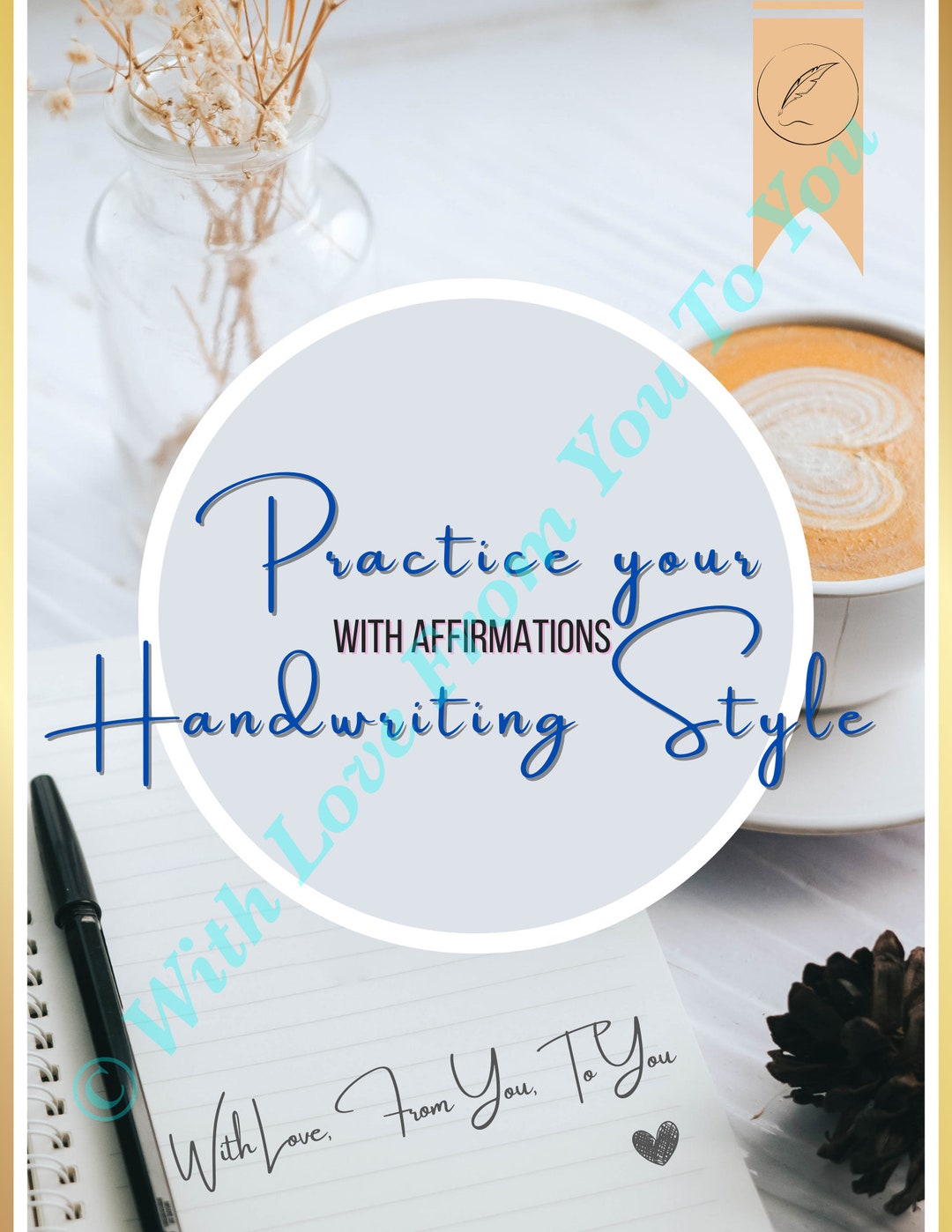 Practice Your Handwriting Style With Affirmations NEUTRAL COLOR - Etsy