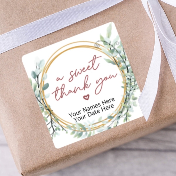 A Sweet Thank You Stickers - Etsy Australia