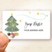 Custom Christmas Return Address Labels, Holiday Return Labels ...