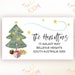 Custom Christmas Return Address Labels, Holiday Return Labels ...