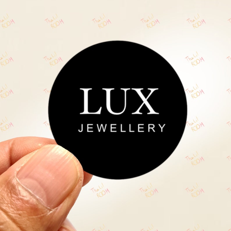 Custom Logo Stickers, Custom Text Stickers, Small Business Logo ...