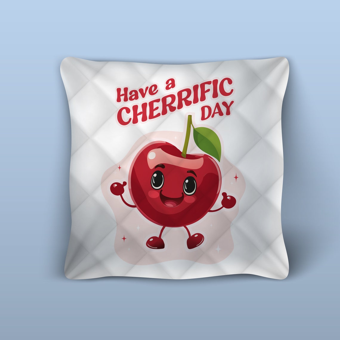 Cute Cherry Character Design, Have a Cherrific Day, Gift Cut Files ...