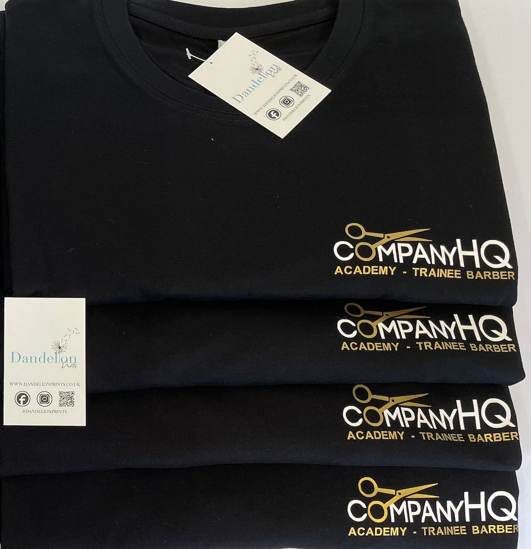 Logo Embroidered T-shirt – Custom Embroidery Professional Business ...