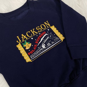 Polar Express Personalised Children's & Adults Winter Sweater ...