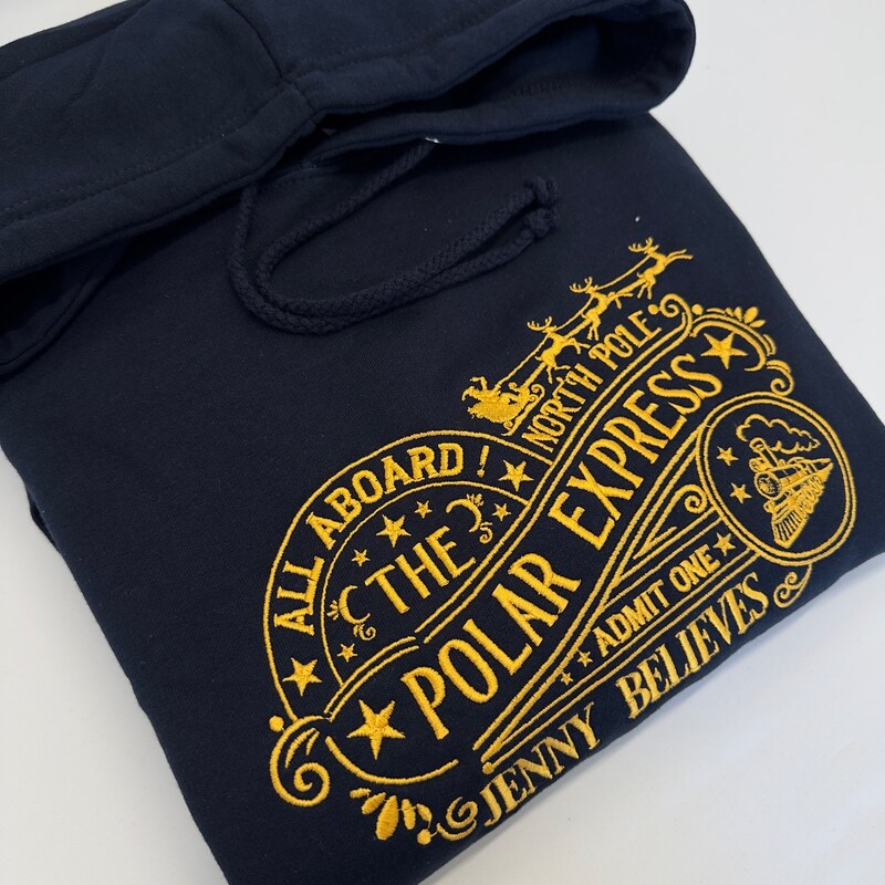 Polar Express Believe Hoodie - Etsy UK