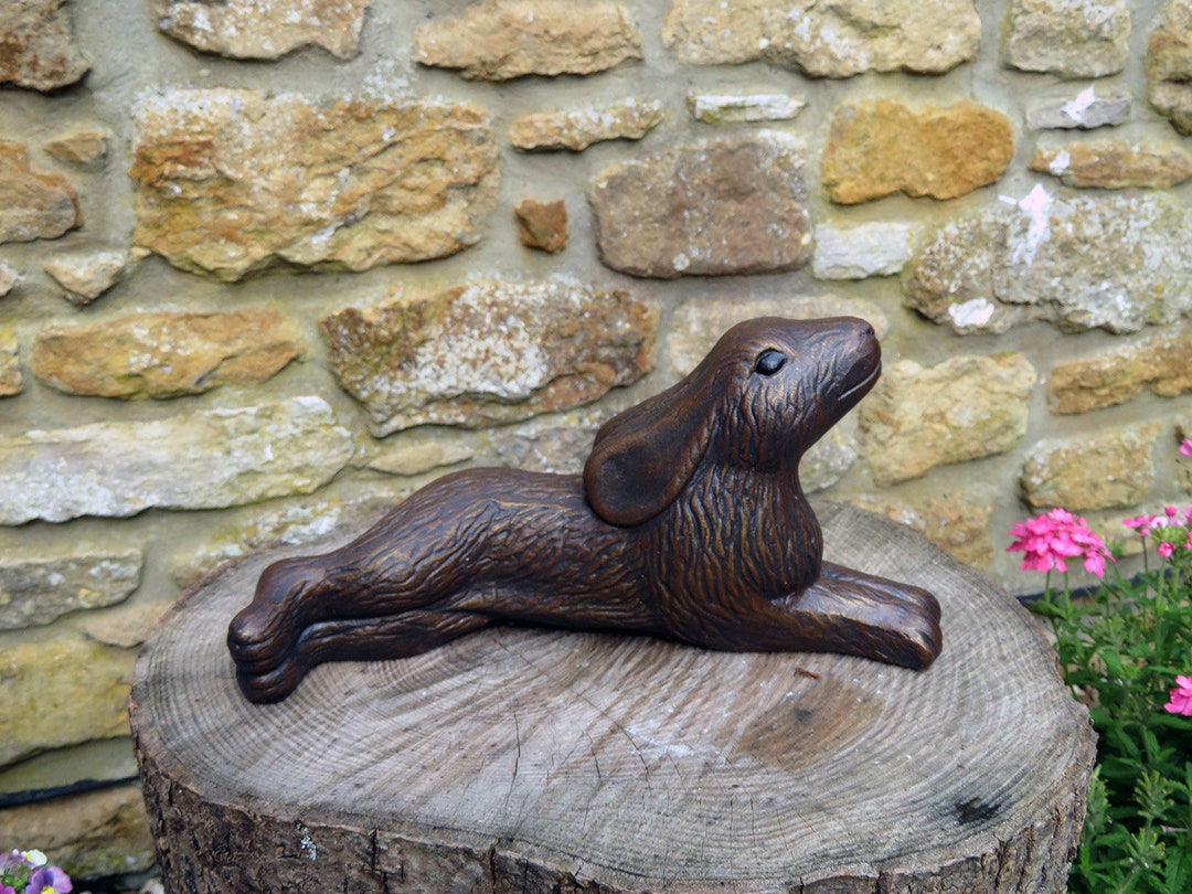 Stone Hare Garden/home Ornament - Etsy