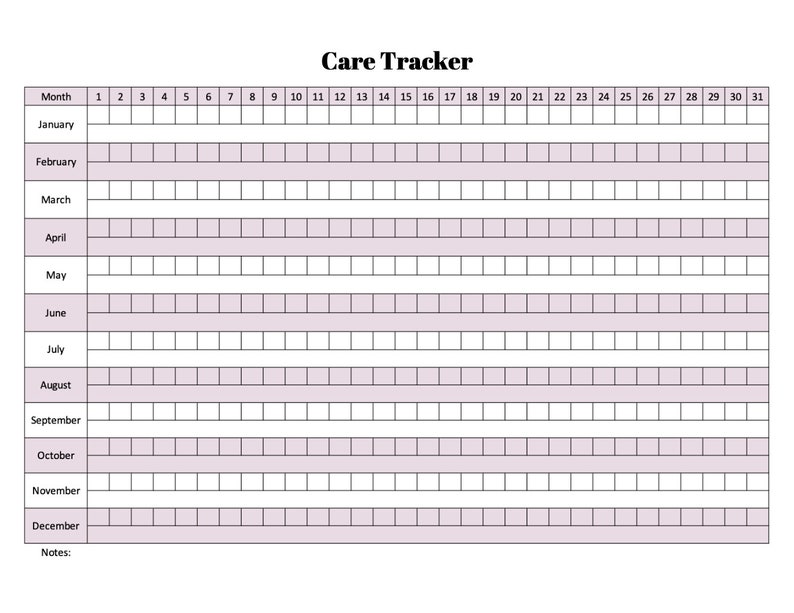 Money Tree Care Tips & Tracker - Etsy