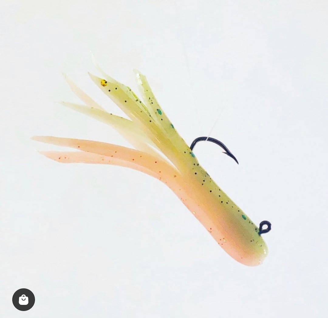 Rainbow Trout 1.5" Mini Jig Tube Bait - Etsy