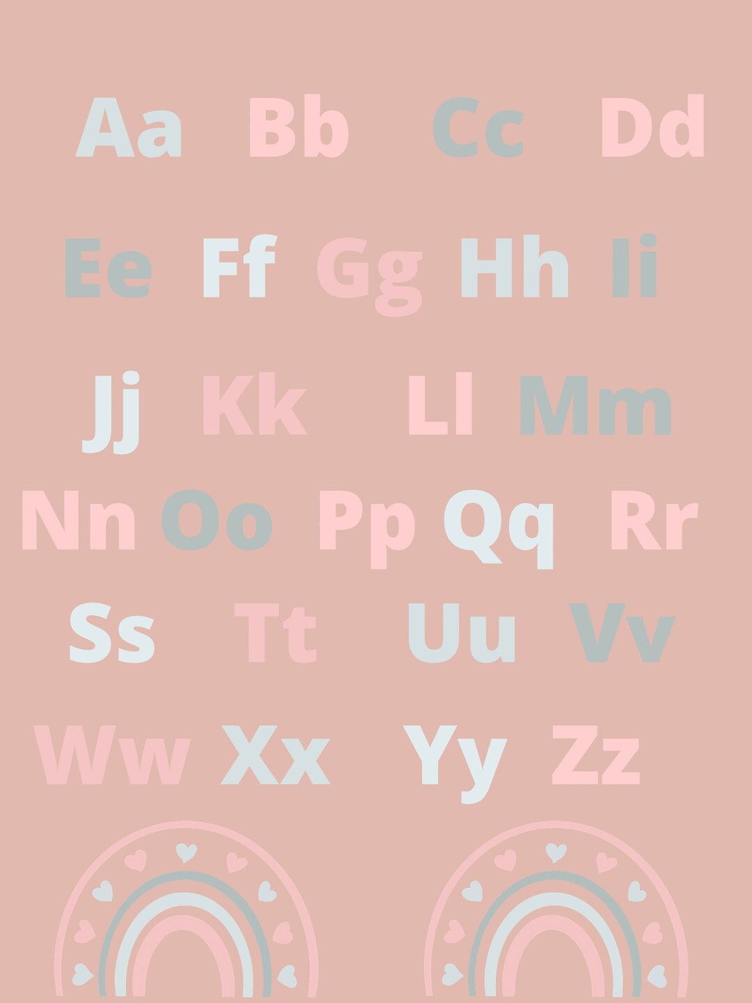 ABC Rainbow Digital Download - Etsy