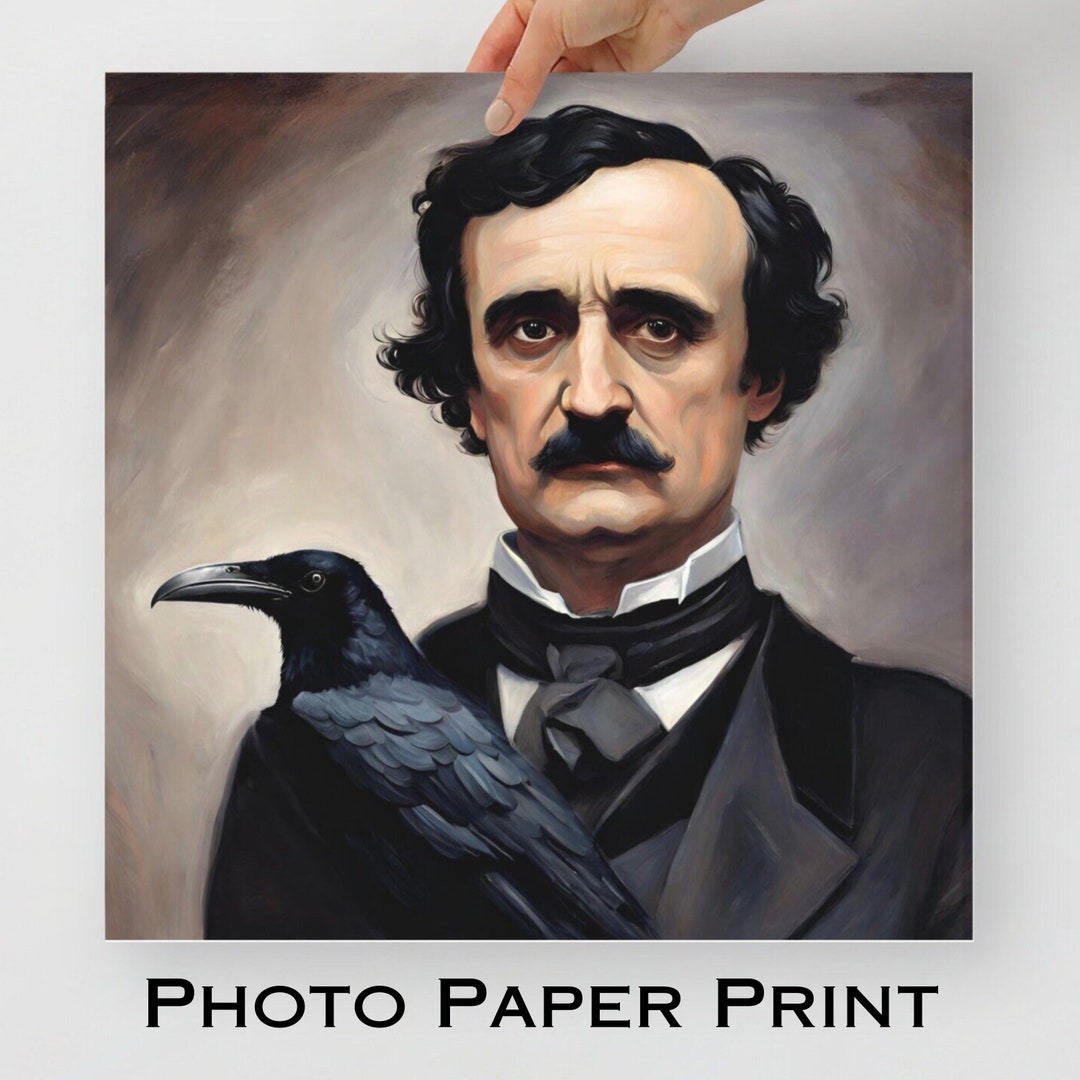 Edgar Allan Poe Gothic Art Print Gothic Art Goth Art Gothic - Etsy