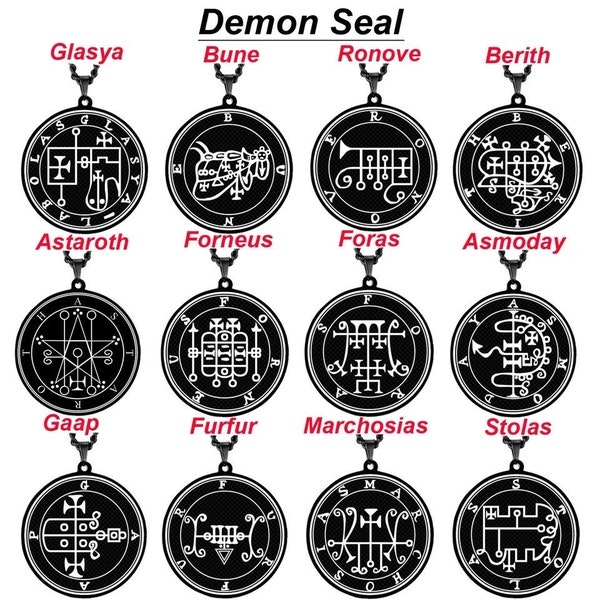 Asmodeus Sigil Goetia Asmoday Demon - Etsy