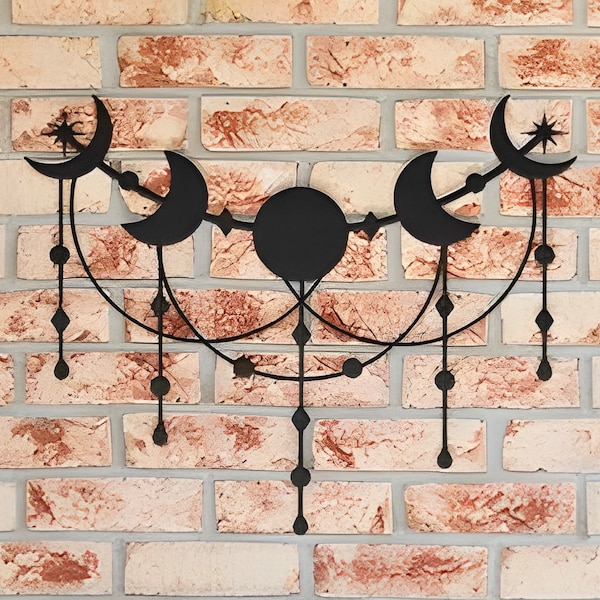 Moon Phase Wall Art - Etsy