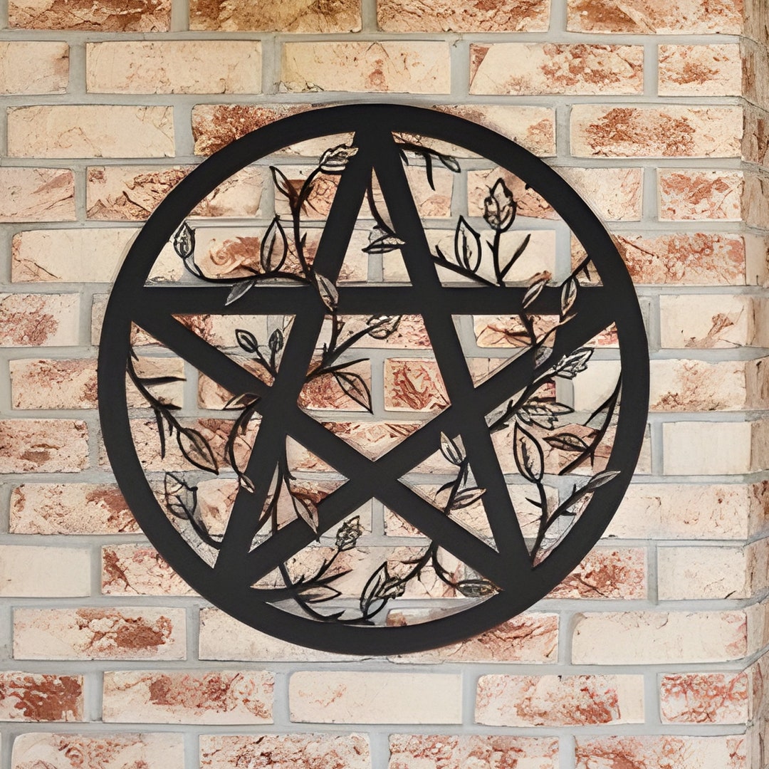 Pentacle, Pentagram, Witchy Wall Art, Pagan Wall Art, Witchy Decor ...