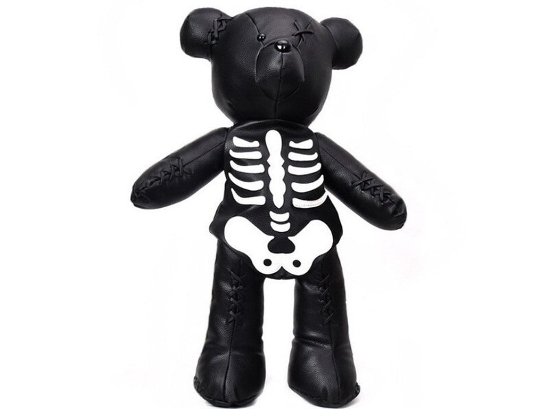 Gothic Skeleton Bear Purse Backpack Goth Backpack Emo - Etsy