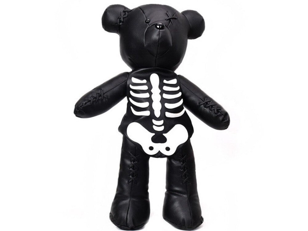 Gothic Skeleton Bear Purse Backpack Goth Backpack Emo - Etsy