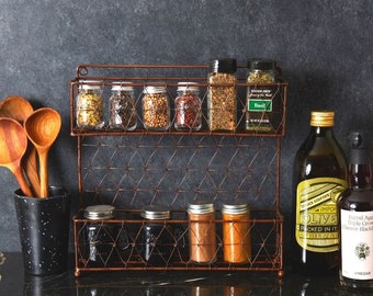 Copper Spice Rack - Etsy