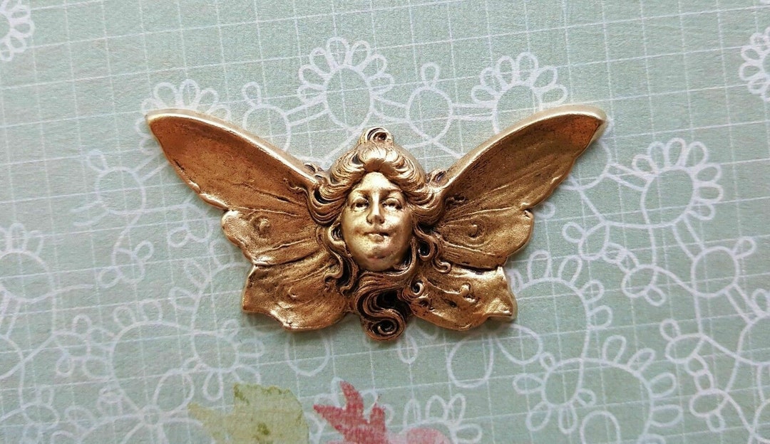 Brass Heavenly Angel Stamping X 1 - 3880FFA - Etsy