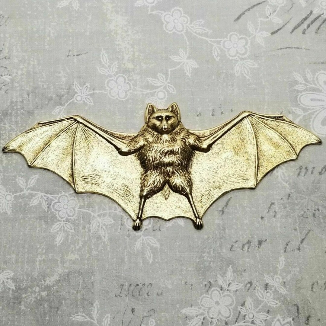 Xlarge Brass Bat Stamping X 1 - 14021FFA - Etsy