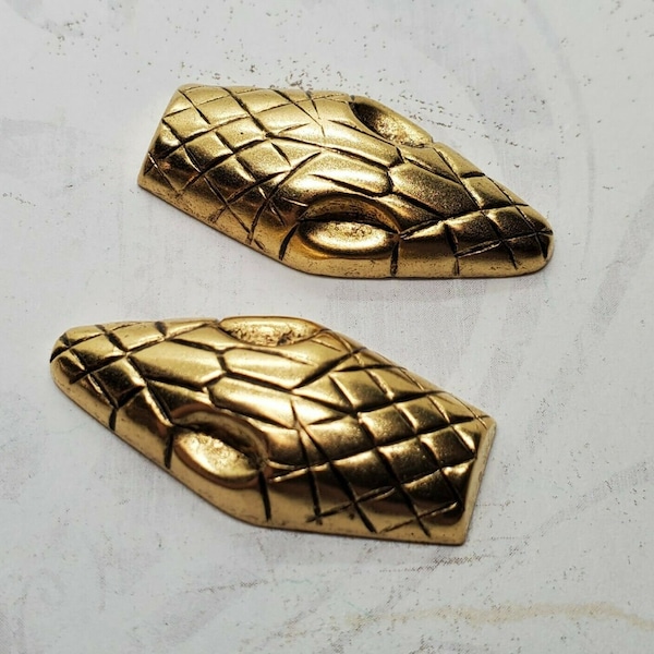 Snake Head Charm - Etsy